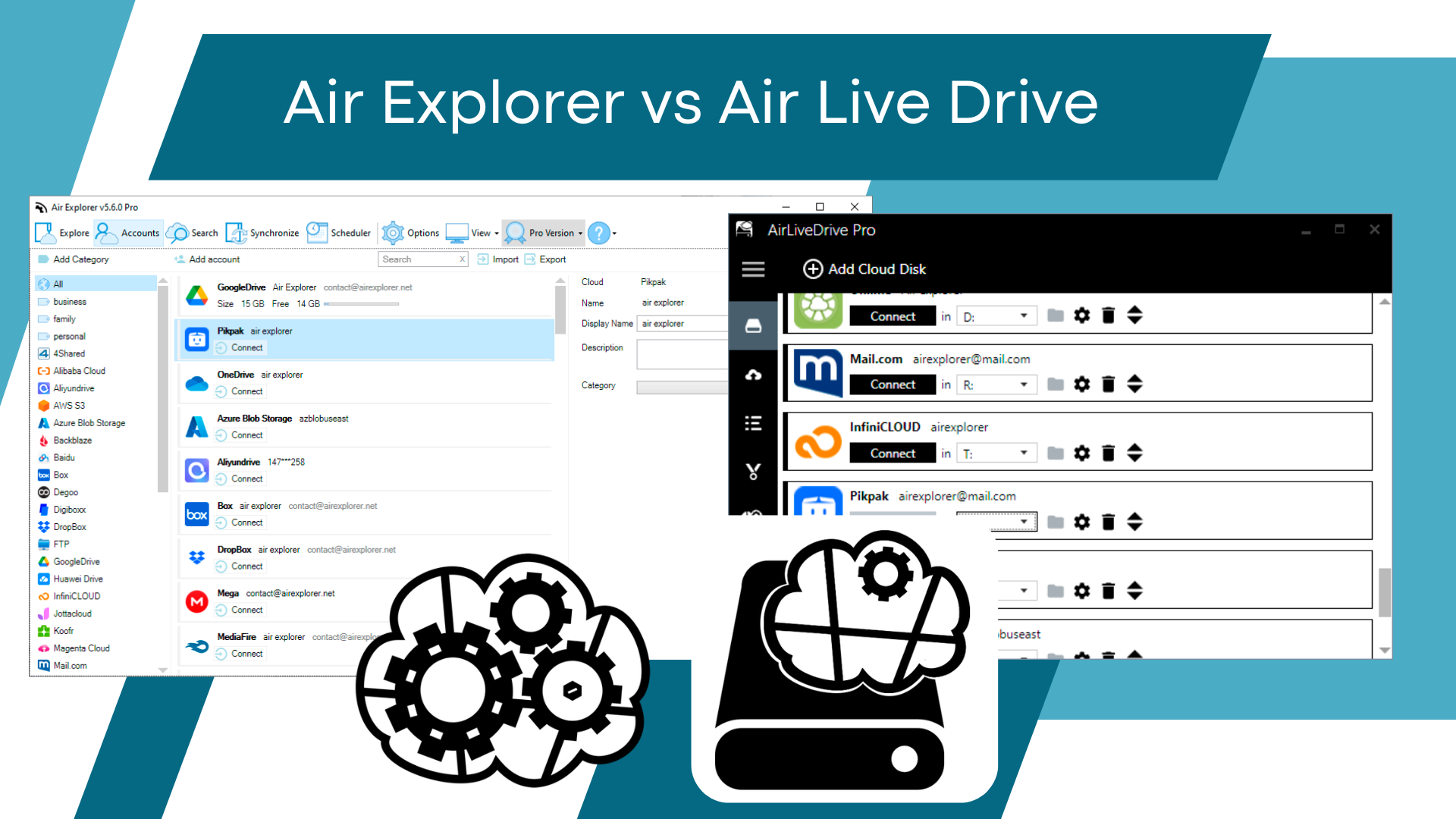 Air Explorer vs. Air Live Drive