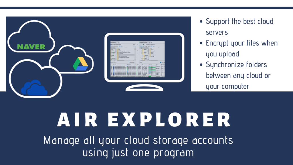 Air Explorer, manage all your cloud storage accounts using just one program