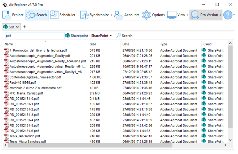 Sharepoint file manager and synchronization tool