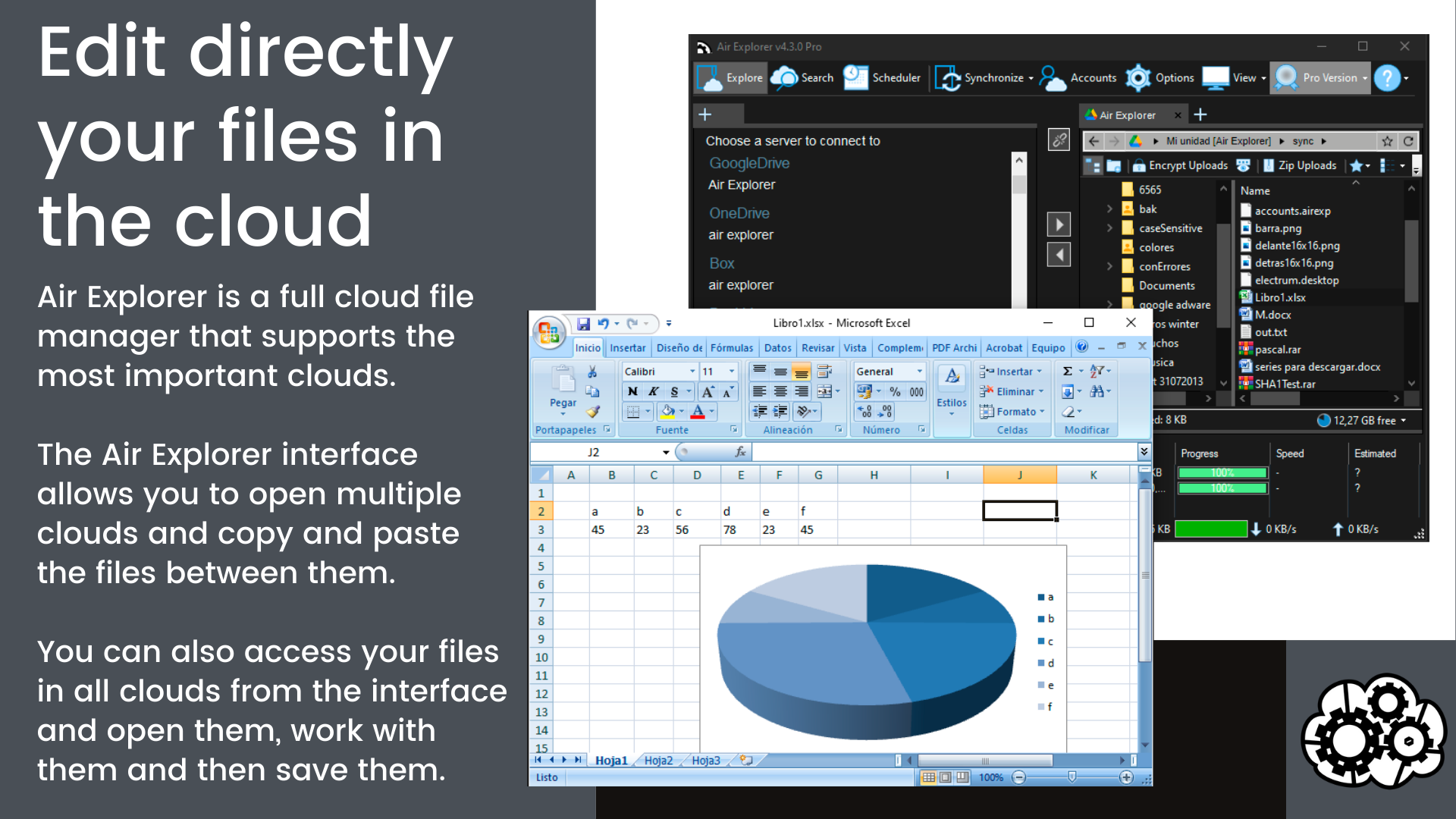 Edit directly your files in the cloud