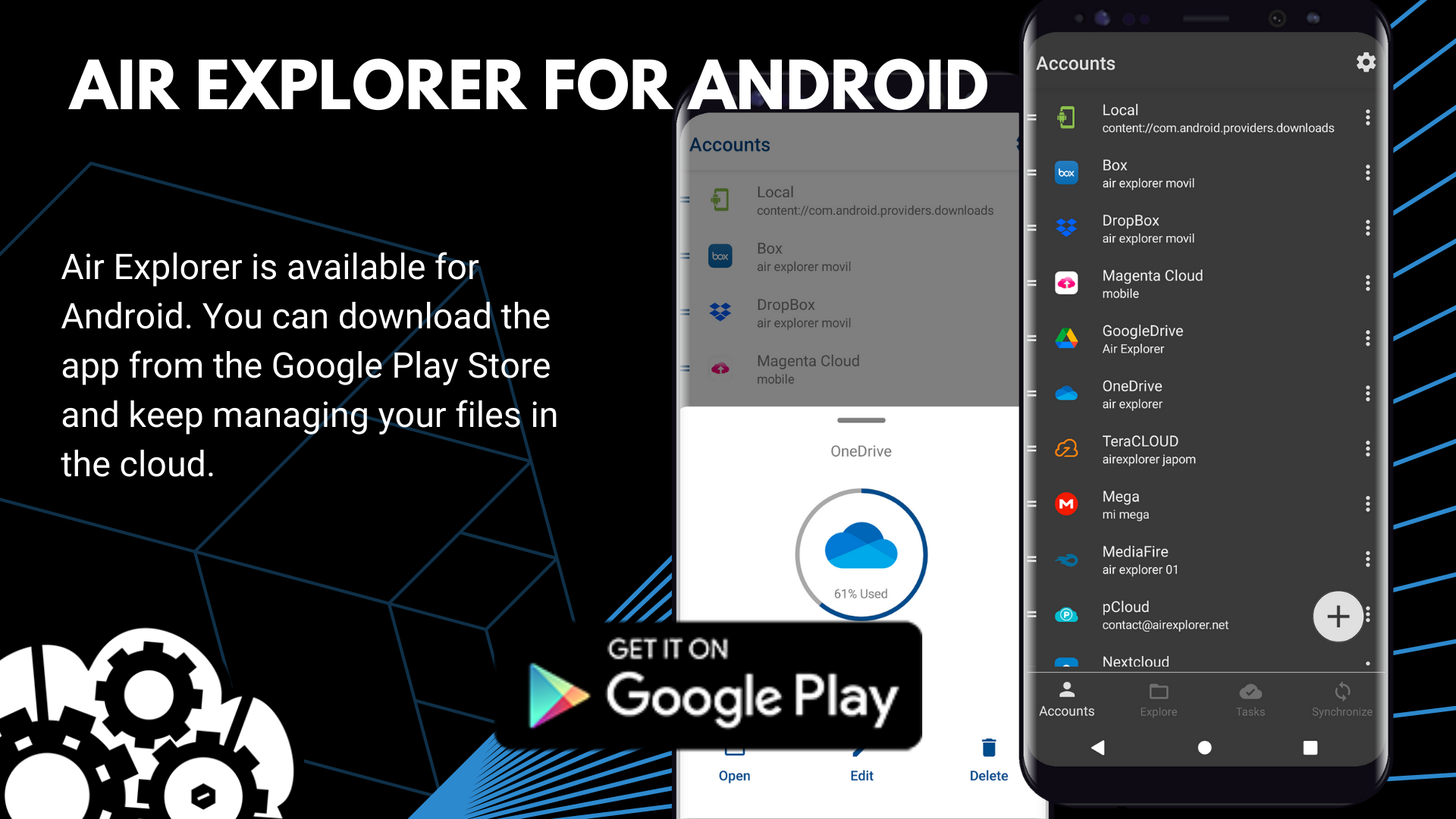 Air Explorer for Android in Google Play