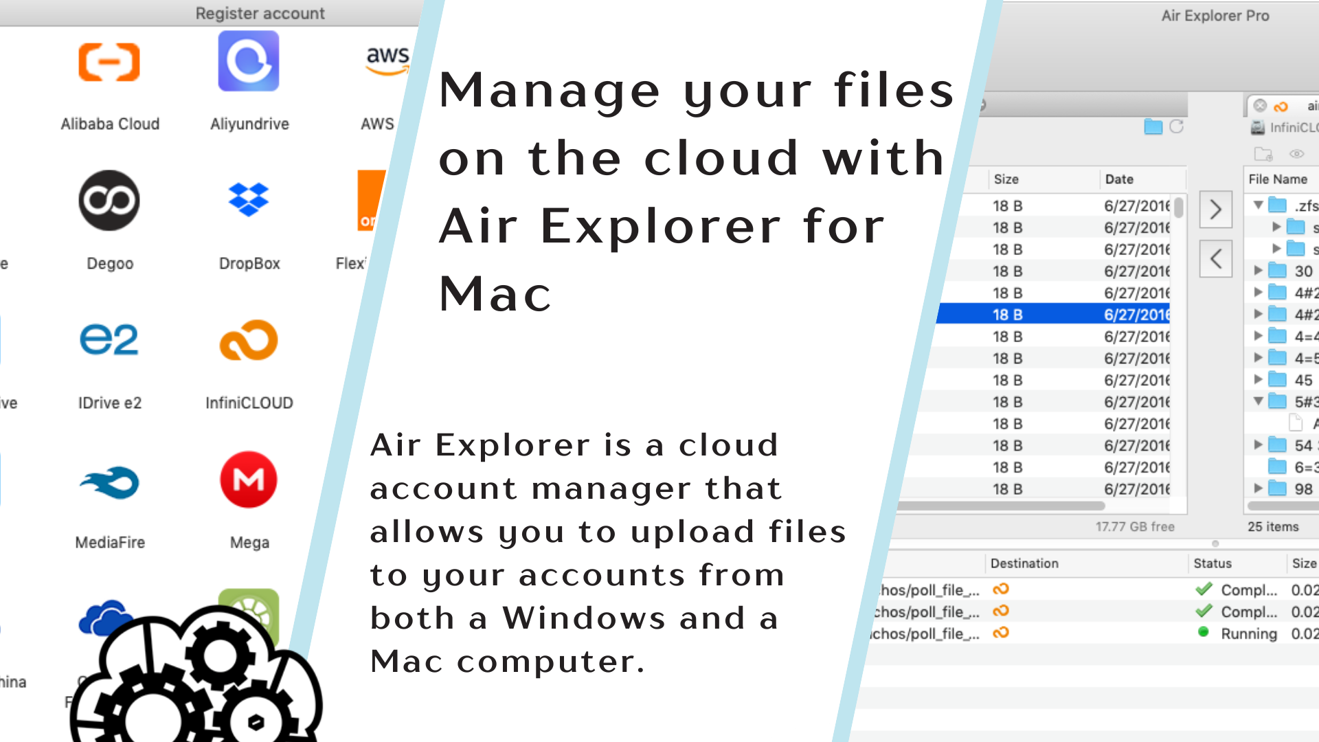 Manage your files on the cloud with Air Explorer for Mac