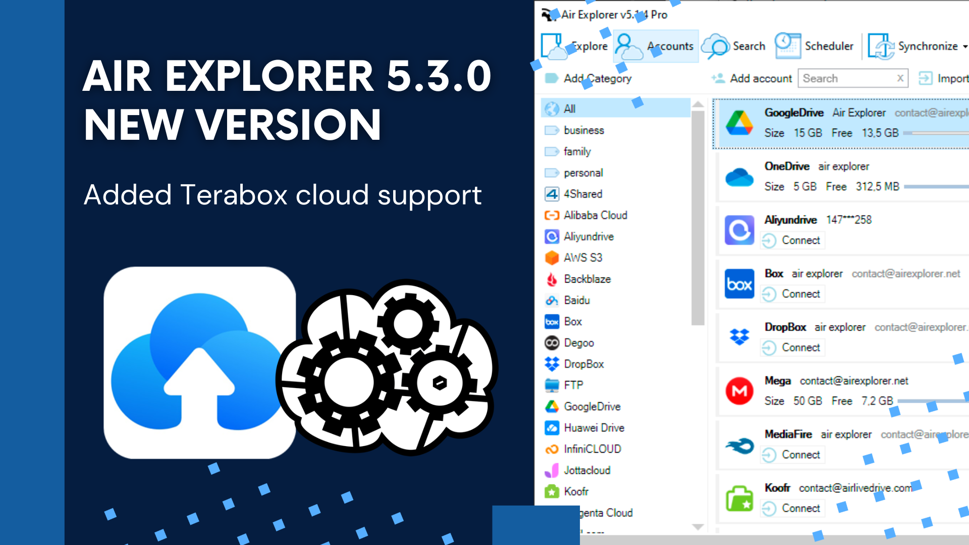 Air Explorer 5.3.0, new version