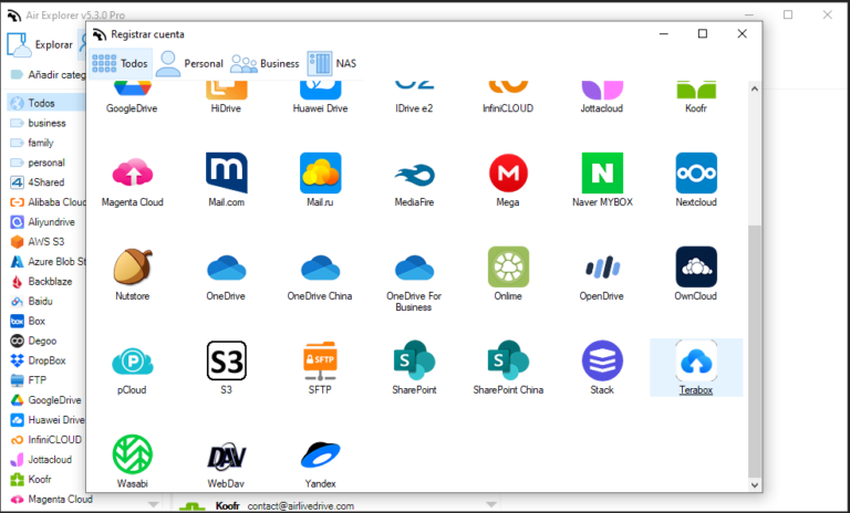 Synchronization tool for Terabox