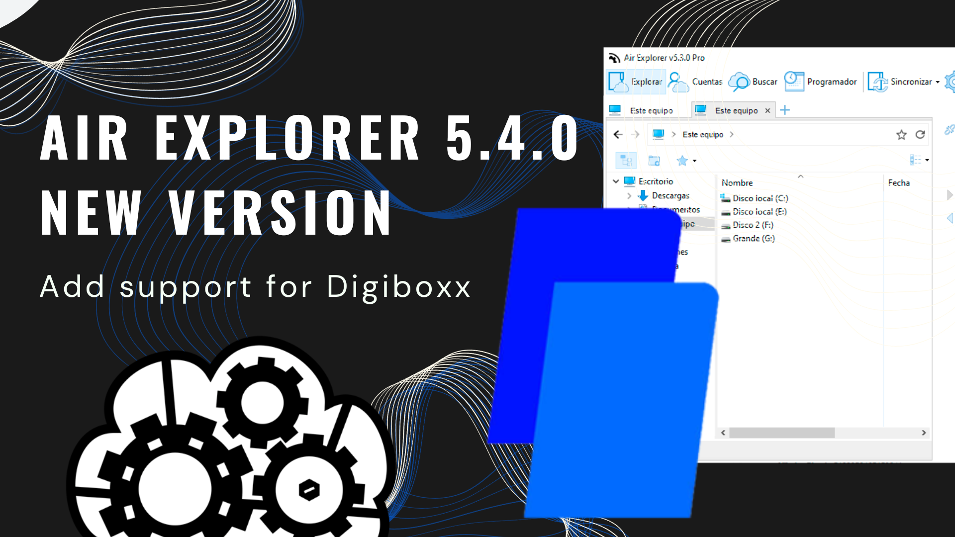 Air Explorer 5.4.0, new version