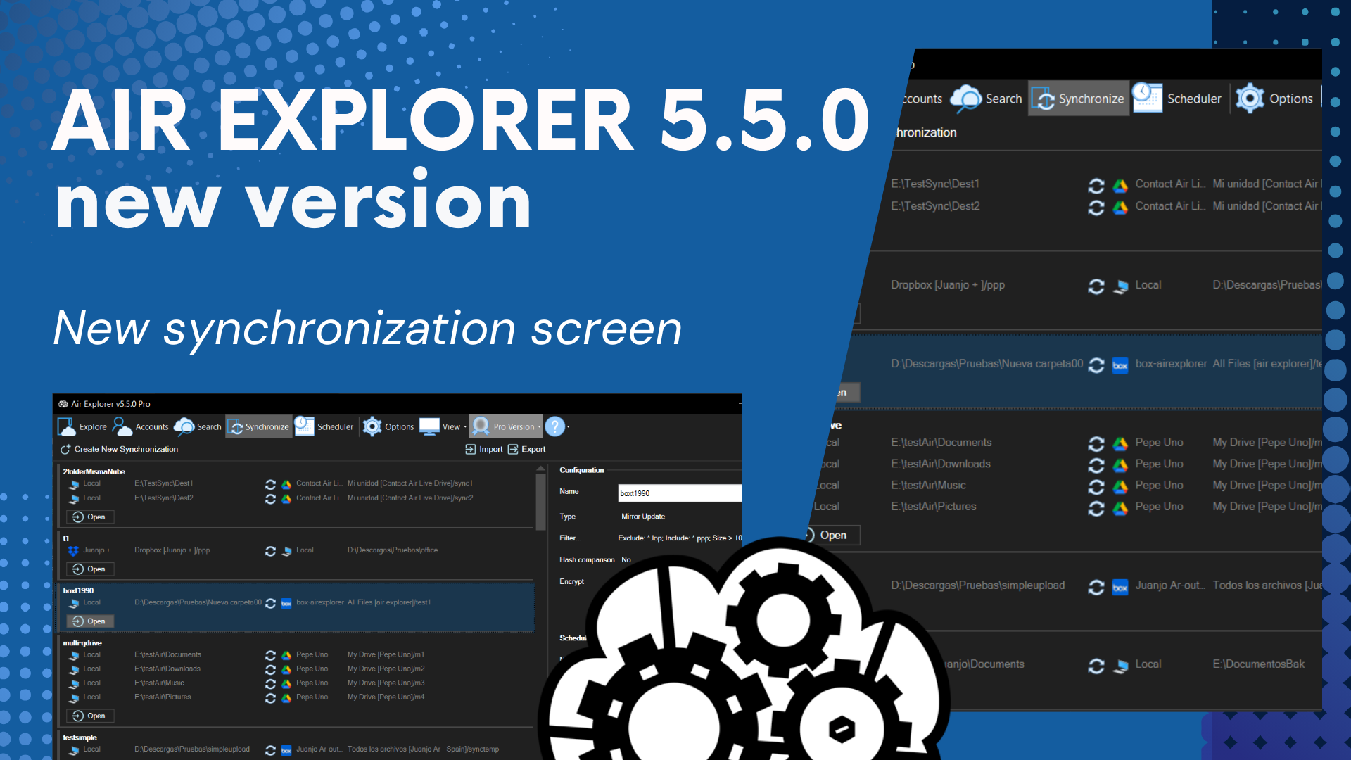 Air Explorer 5.5.0, new version