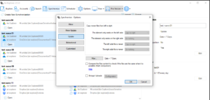 How to use the synchronization tool