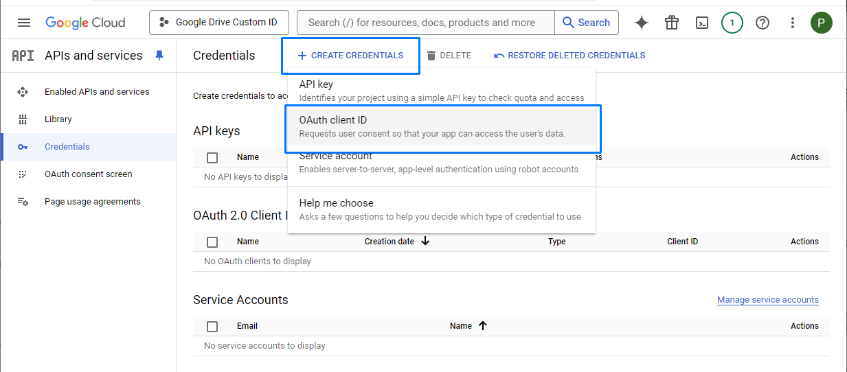 Setup a custom OAuth Client ID for Google Drive - Air Explorer