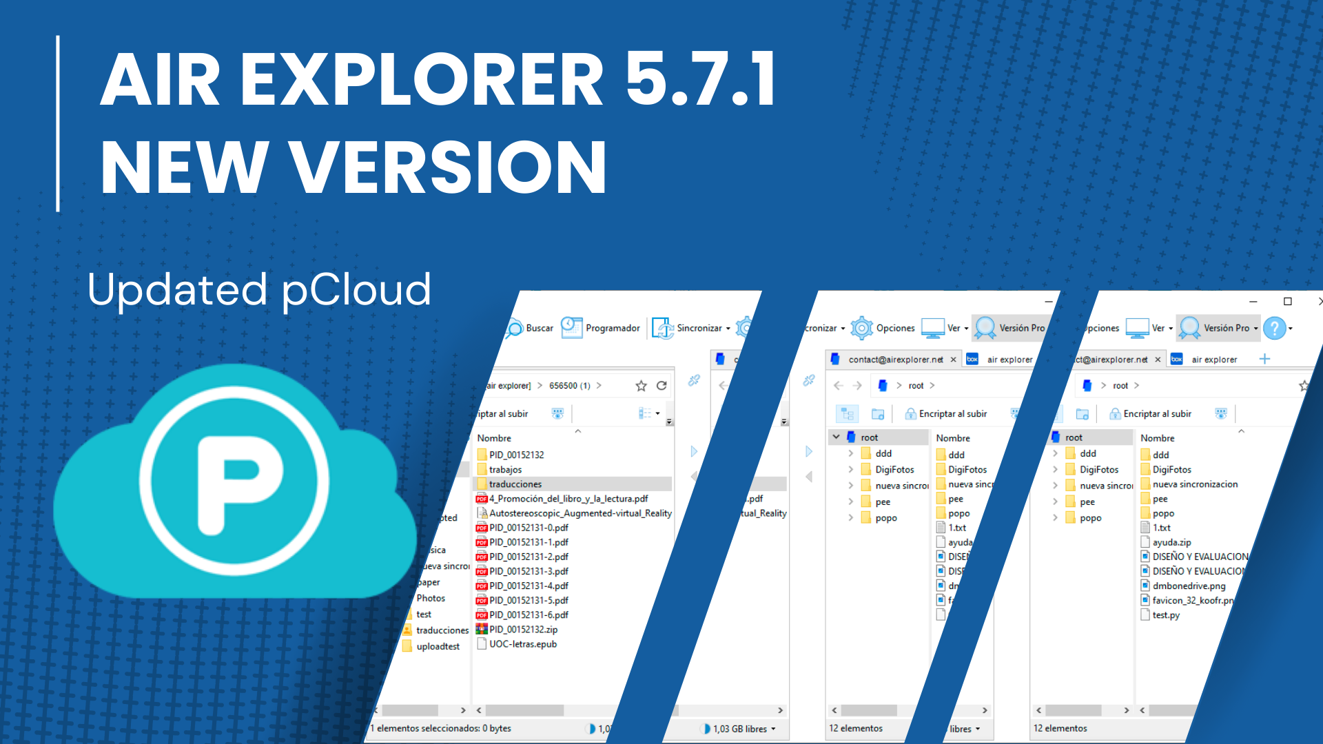 Air Explorer 5.7.1, new version