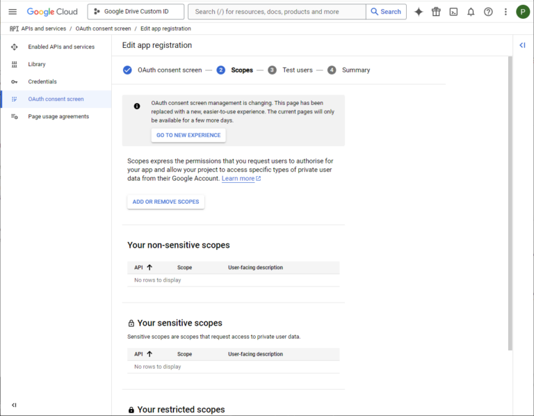 Setup a custom OAuth Client ID for Google Drive - Air Explorer