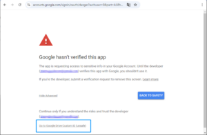 Setup a custom OAuth Client ID for Google Drive - Air Explorer
