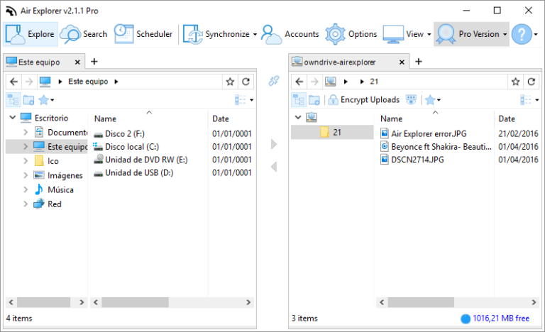 Cómo registrarte en Owndrive y gestionar tus archivos en Air Explorer