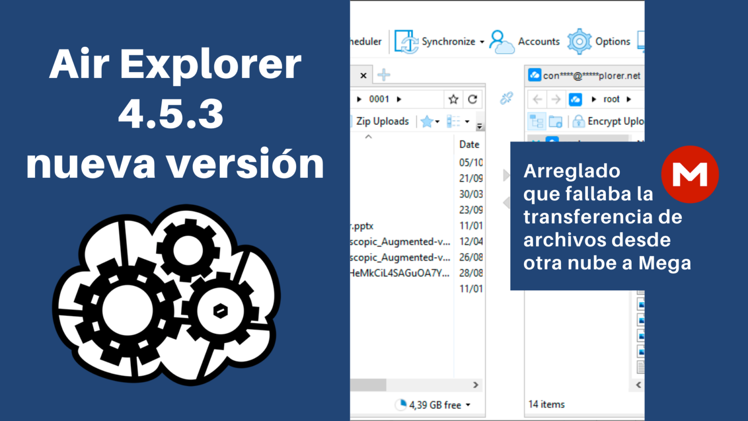 Air Explorer 4.5.3, nueva version