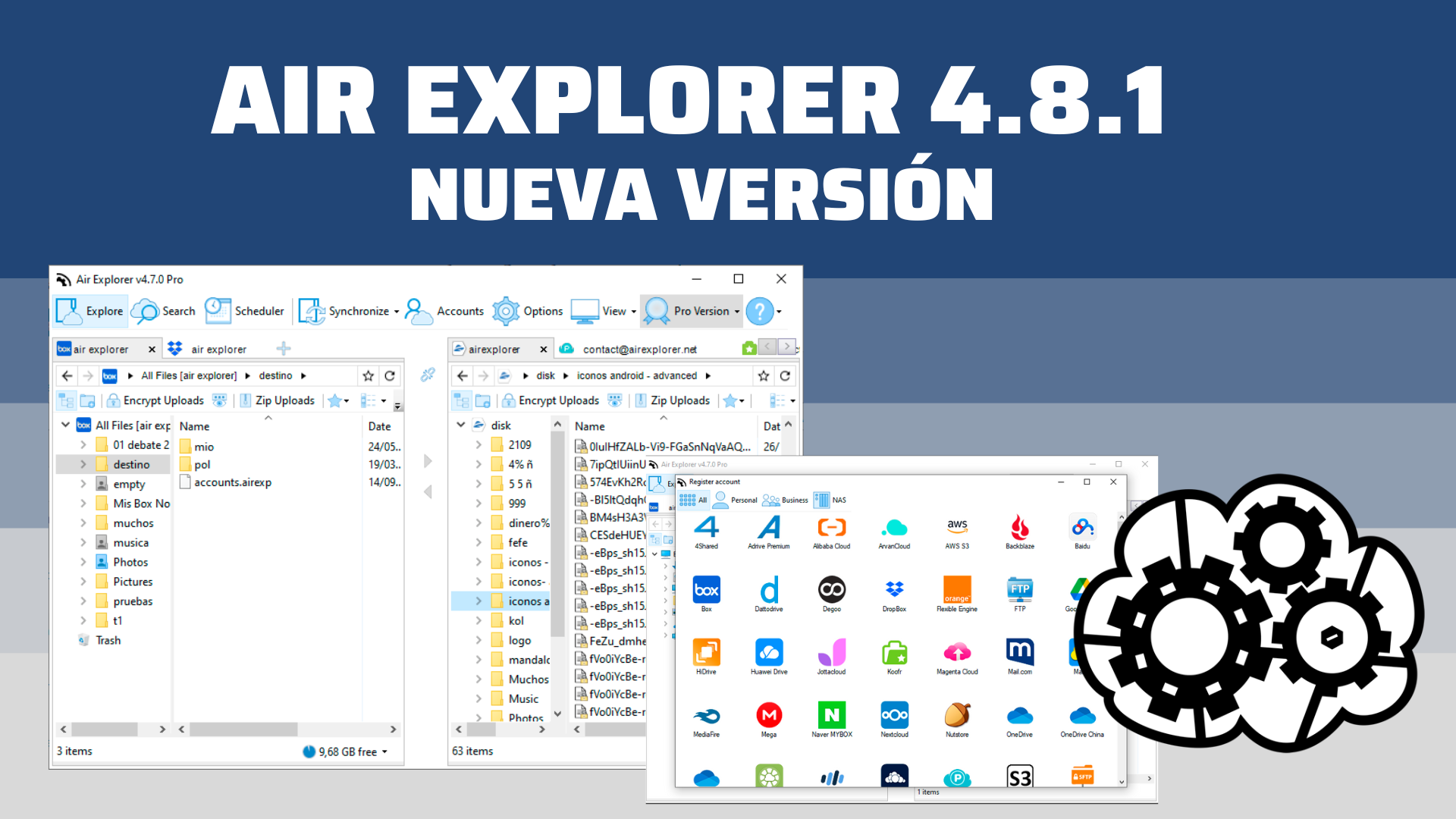 Air Explorer 4.8.1, nueva versión