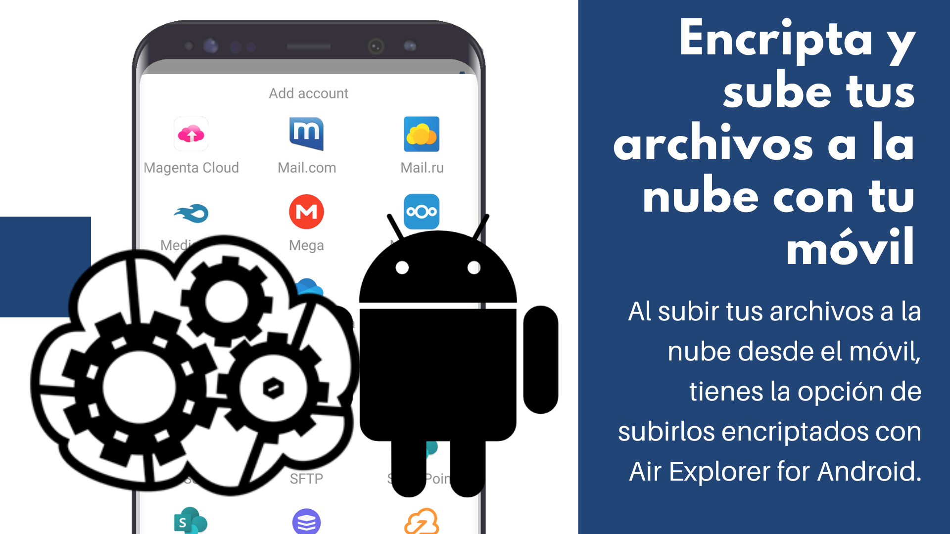 Encripta y sube tus archivos a la nube con tu móvil Encripta y sube tus archivos a la nube con tu móvil