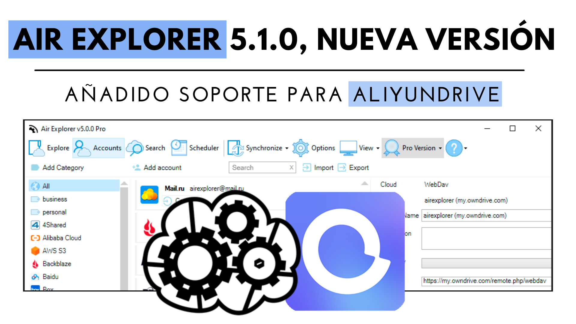 Air Explorer 5.1.0, nueva versión