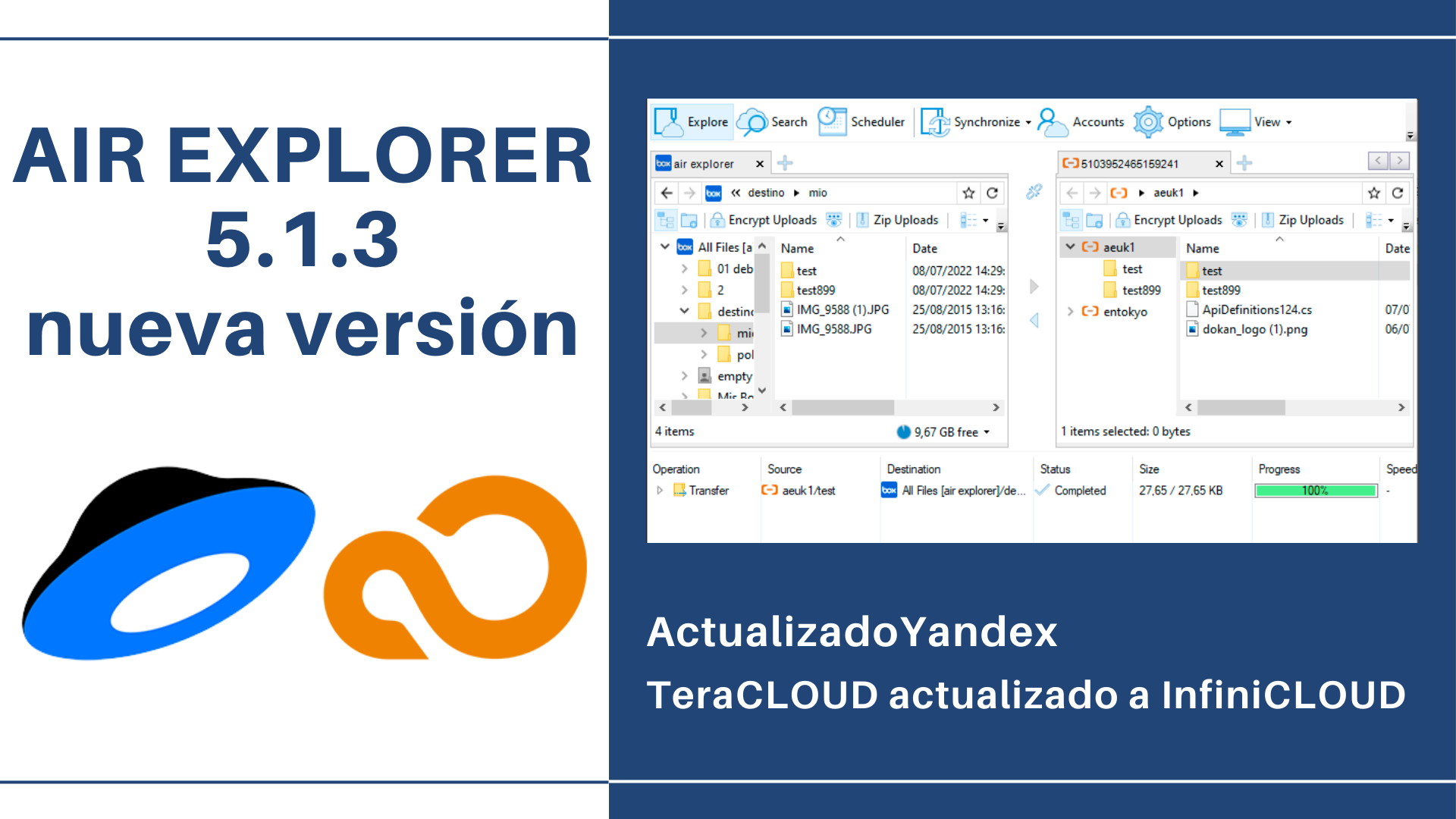Air Explorer 5.1.3, nueva versión