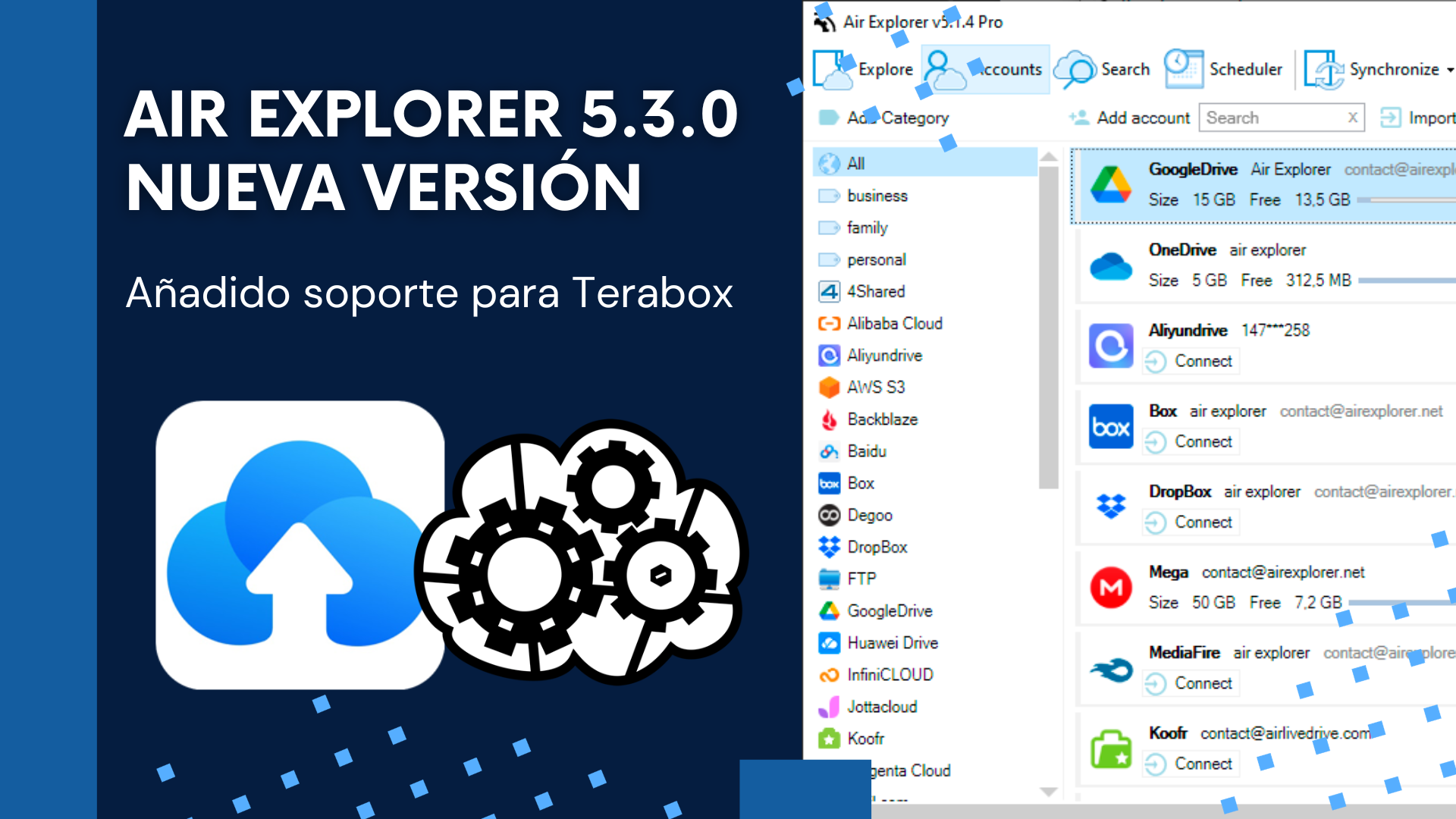 Air Explorer 5.3.0, nueva versión
