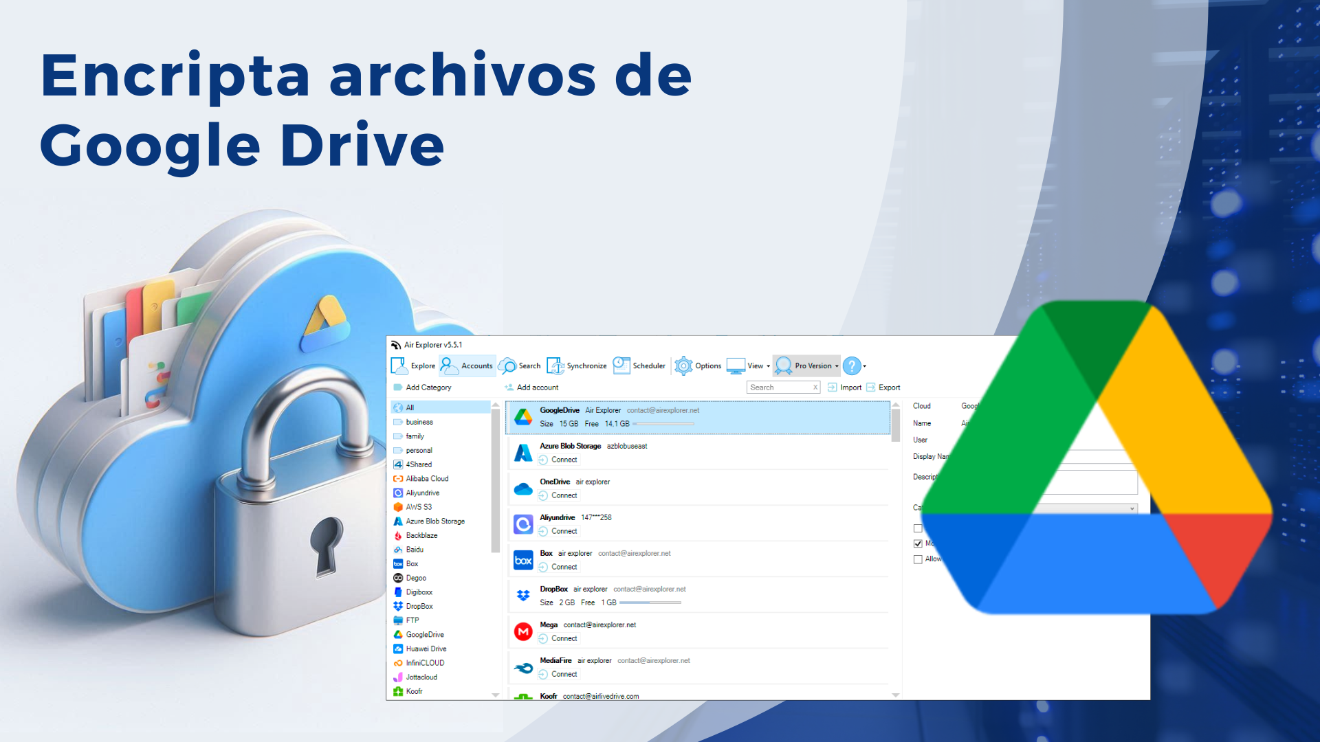 Encriptar archivos en Google Drive