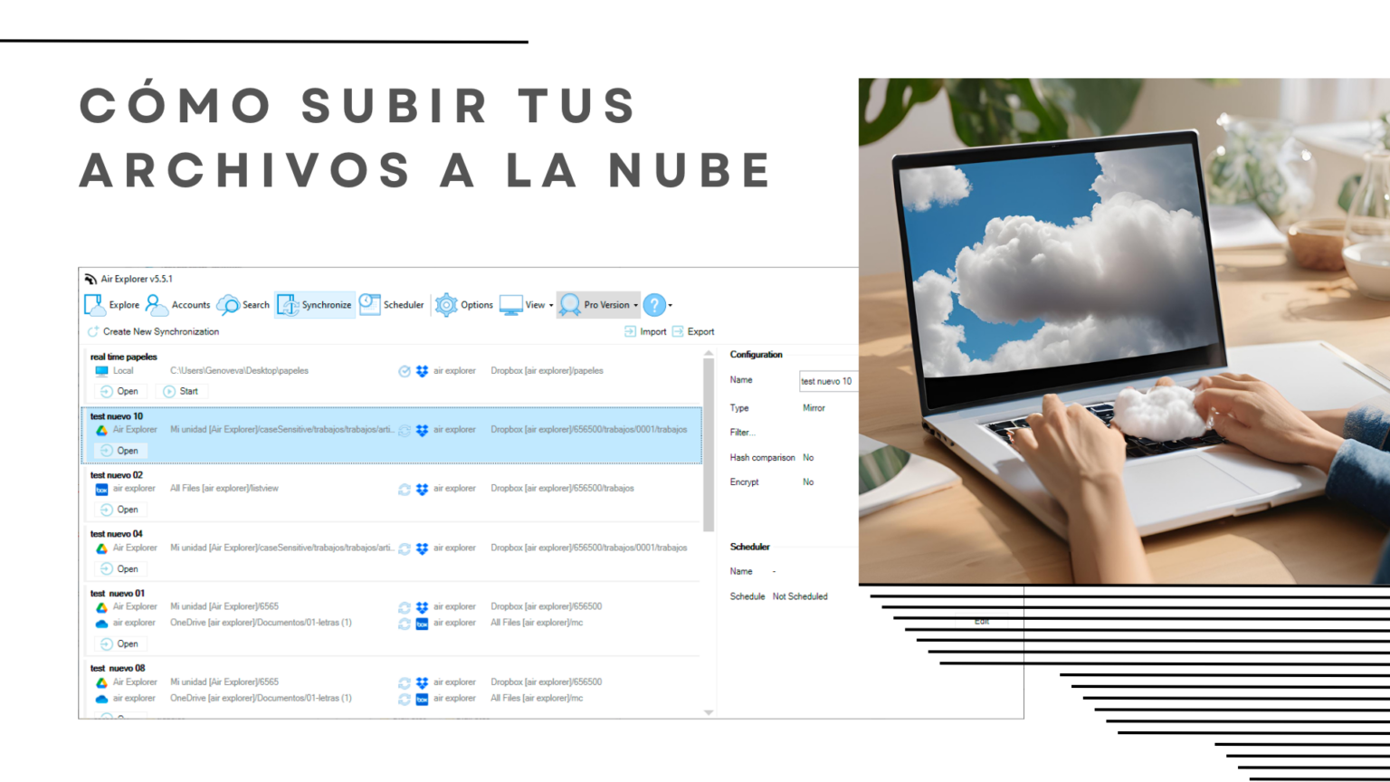 Cómo subir tus archivos a la nube