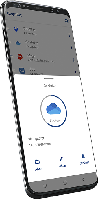 Air Explorer for Android mobile