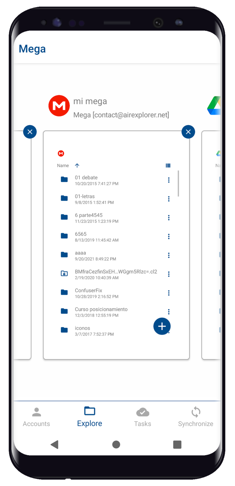 Air Explorer for Android mobile